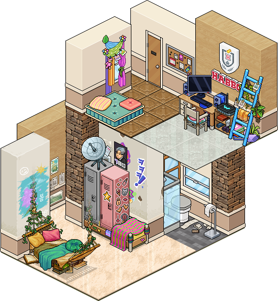 Artist Uni Bedroom Bundle - Habbox Wiki